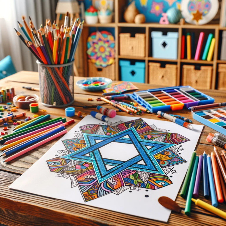 Jewish Coloring Pages - Free Jewish coloring page